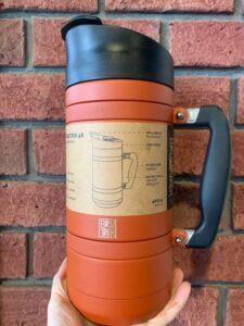 BruTrek BaseCamp French Press, Red Rock - Cupper's Coffee & Tea