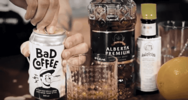 The Bad Fashioned Recipe = Old Fashioned + Bad Coffee Cold Nitro Brew ...