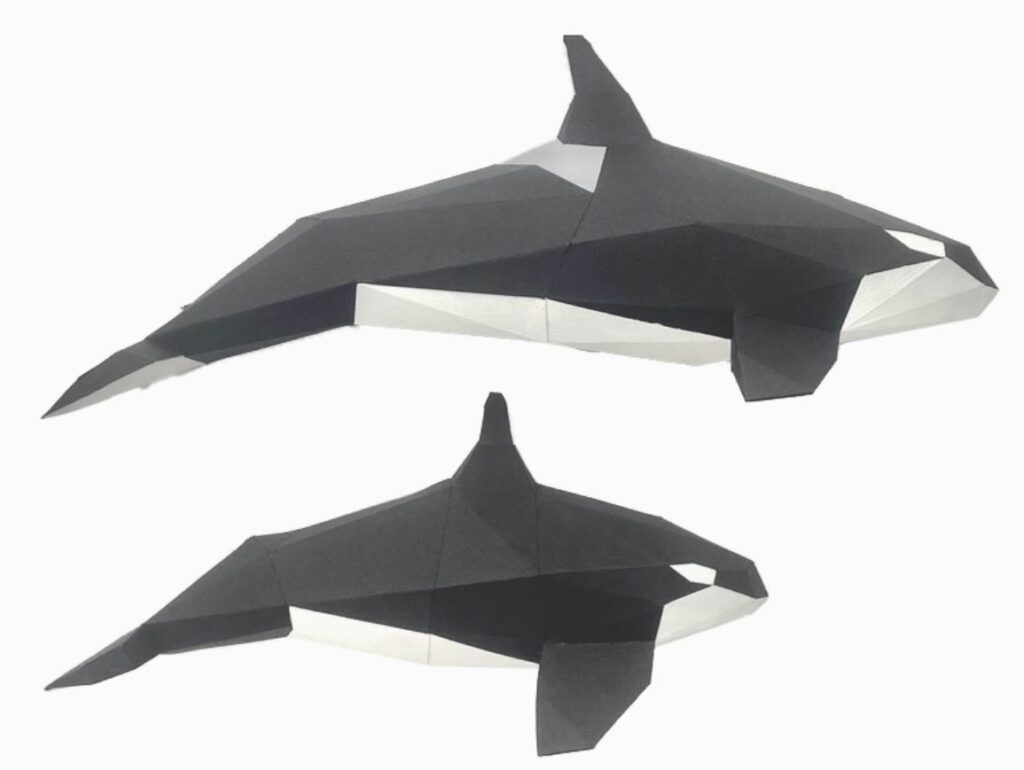Poly Paper Craft Orcas 🍁 - Cupper's Coffee & Tea