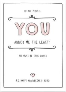 Prairie Chick 'You Annoy Me The Least' Card 🍁 - Cupper's Coffee & Tea